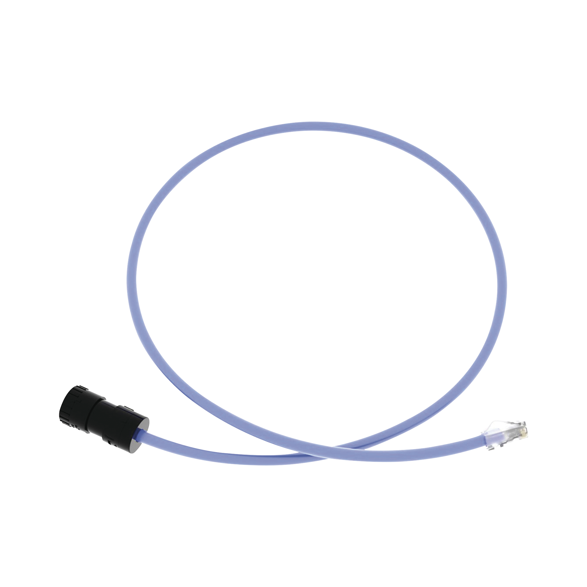 Cable de Conexión en Campo Jack a Plug RJ45, Categoría 6A, CMP (Plenum ...